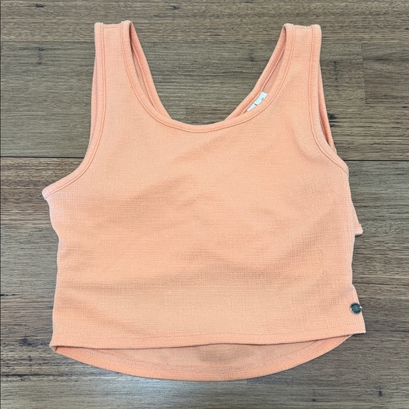 Roxy | Tops | Roxy Peach Crop Top | Poshmark